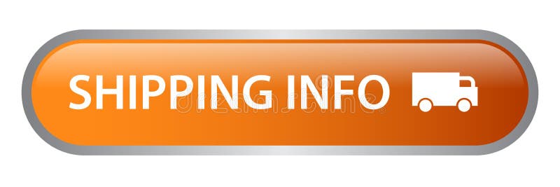 Shipping info web button stock illustration. Illustration of corner ...