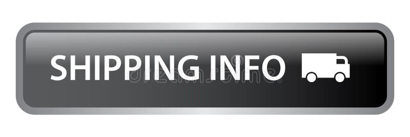 Shipping info web button stock illustration. Illustration of color ...