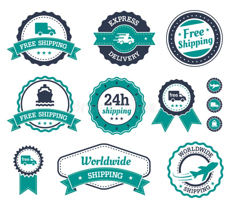 Shipping labels. stock vector. Illustration of label - 32192275