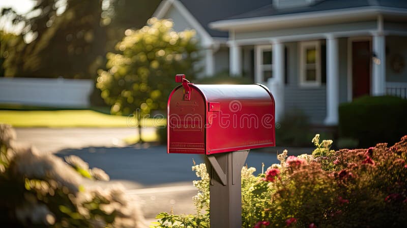 Shipping mailbox package stock illustration. Illustration of pickup ...