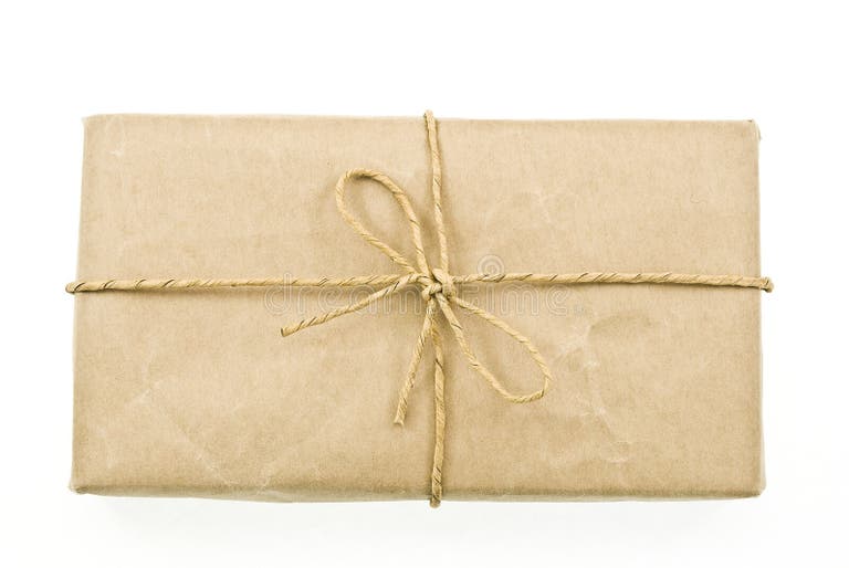 Shipping Package Sent through the Mail Stock Image - Image of ...