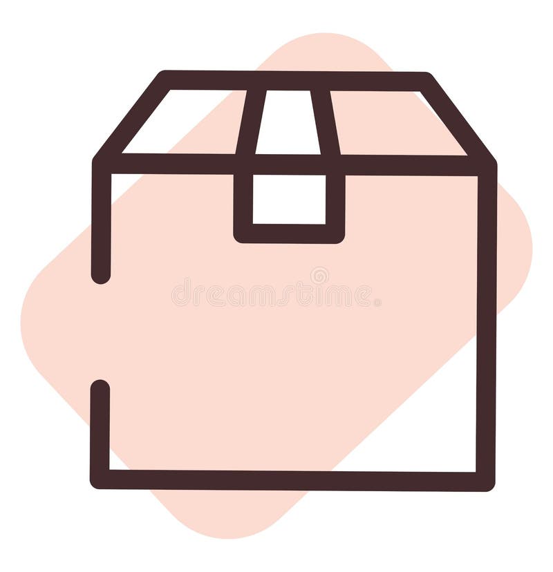 Shipping parcel, icon stock vector. Illustration of stopwatch - 261066314