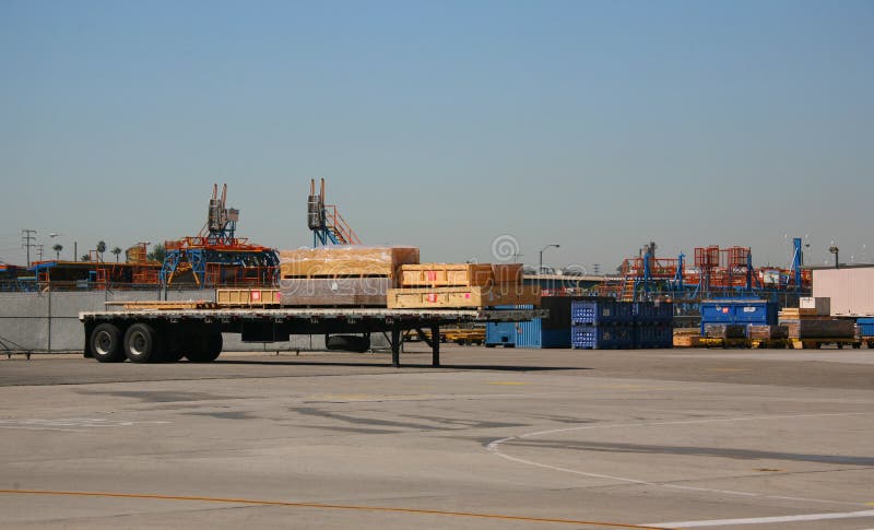Shipping Receiving Area of Aerospace Plant Stock Image - Image of ...