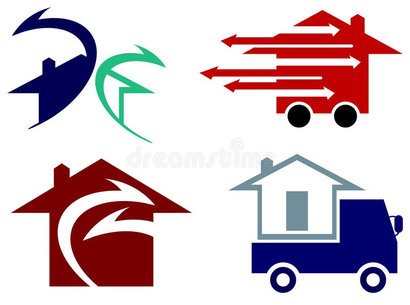 Green shipping icons stock vector. Illustration of geometric - 11160364