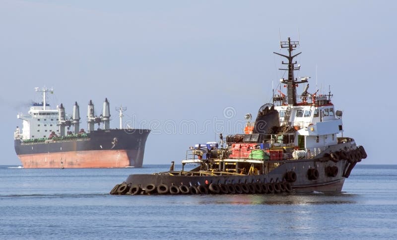 Shipping Transportation Freighter Stock Photo - Image of vessel ...