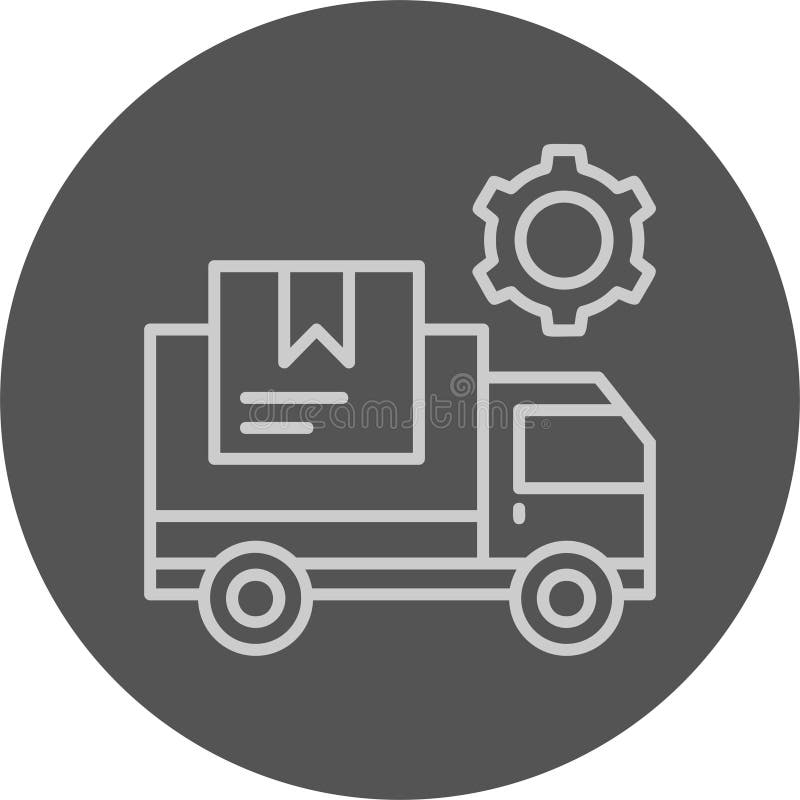 Shipping Vector Icon Design Stock Vector - Illustration of transport ...