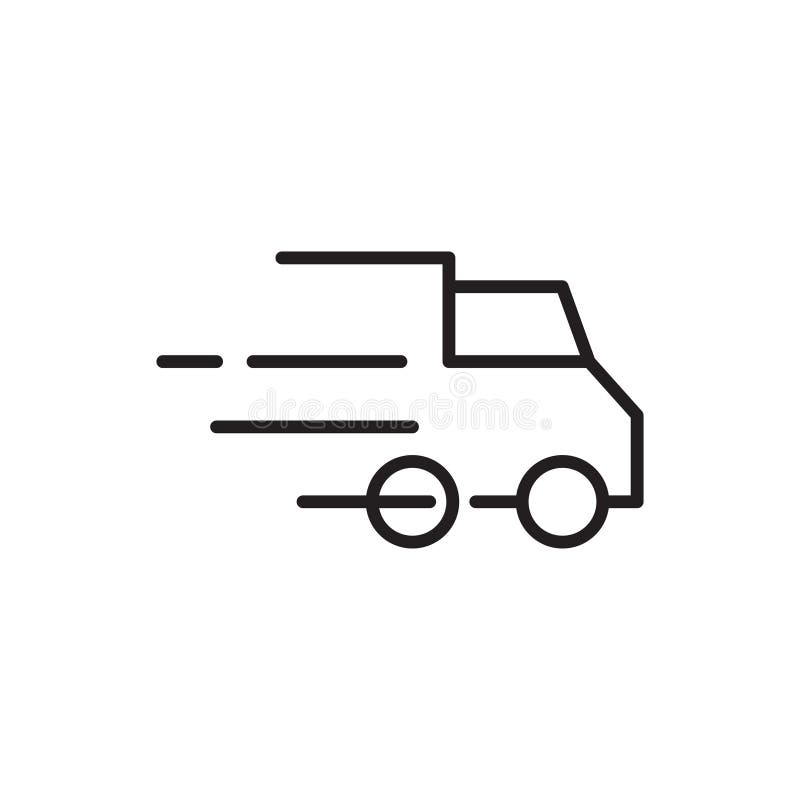 Shipping Vector Icon Design Template Stock Vector - Illustration of ...