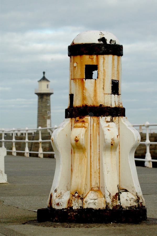 Ships capstan. stock photo. Image of railings, peers, ocean - 603062