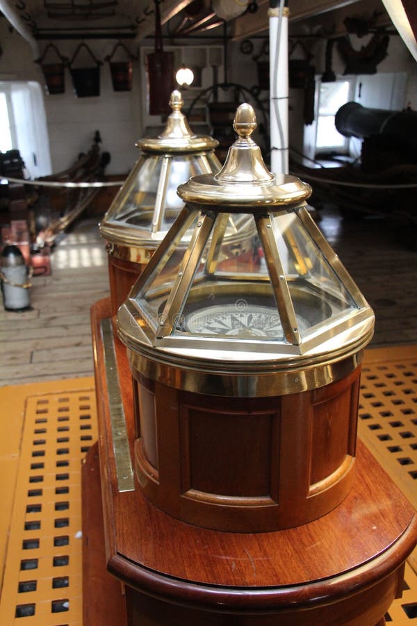 Ships compass stock photo. Image of ship, sailing, deck - 45635932