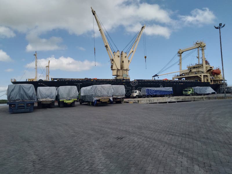 Ships that are Docked at the Batam Port of Indonesia Editorial Image ...