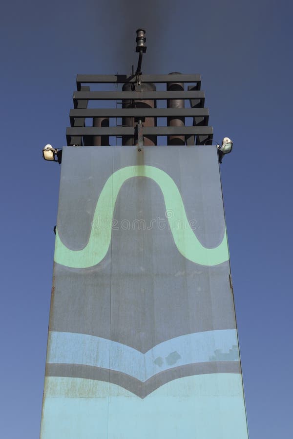 Large ship s funnel stock image. Image of color, legal - 3051383