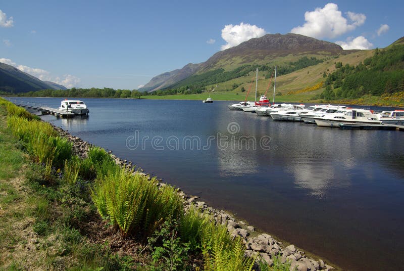 Ships are in the Harbor, Scotland Stock Image - Image of range ...