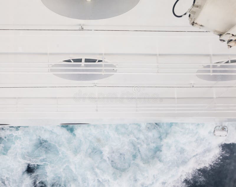 Ships Hull Cutting through Ocean Stock Photo - Image of tourism, ocean ...