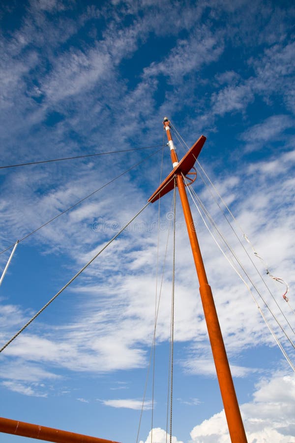 Ships Mast stock photo. Image of angled, cross, ships - 7369064
