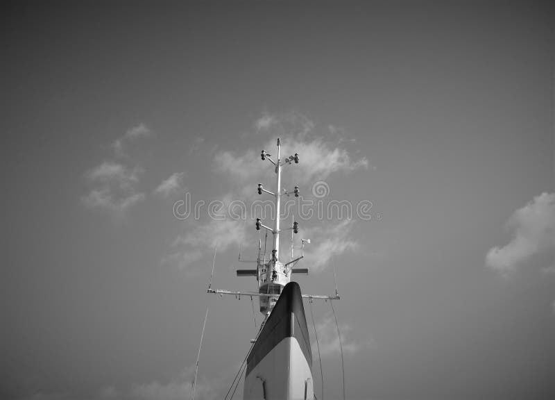 Ships mast stock image. Image of boat, mast, rope, blue - 239302873