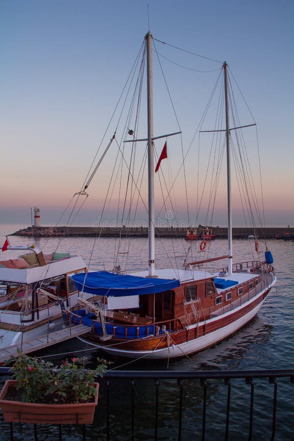 Ships Off the Coast of Istanbul Stock Image - Image of winter, season ...