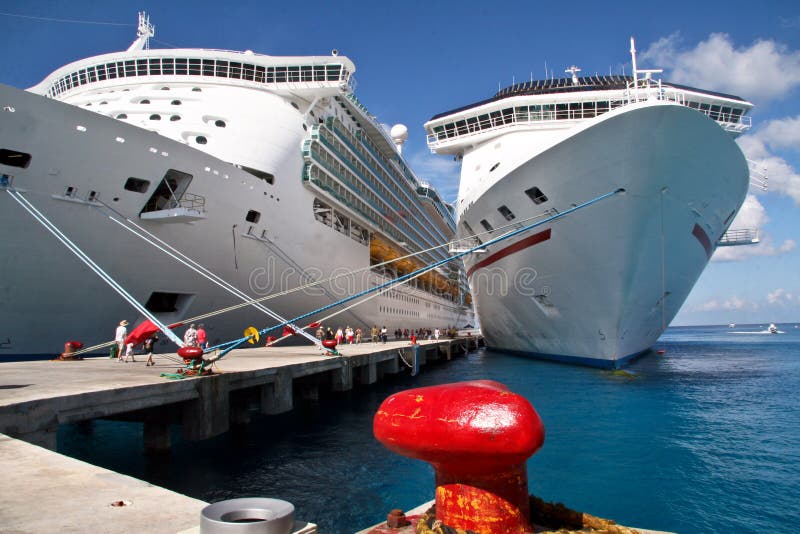 Ships in port stock image. Image of port, lines, passengers - 5597631