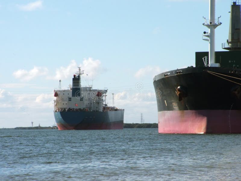 Ships in port. stock photo. Image of industrial, shipping - 724152