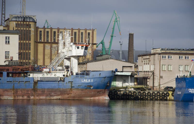 Ships at the Port of Gdynia Editorial Image - Image of boat, port: 53066085