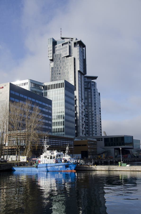 Ships at the Port of Gdynia Editorial Stock Photo - Image of gdynia ...