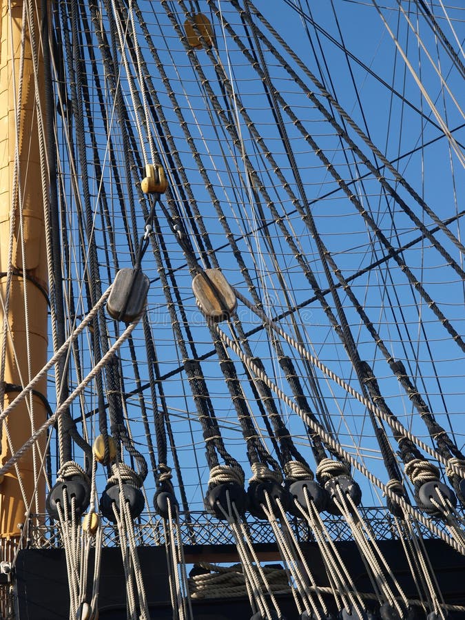 Ships rigging stock photo. Image of victorian, tourist - 25690204