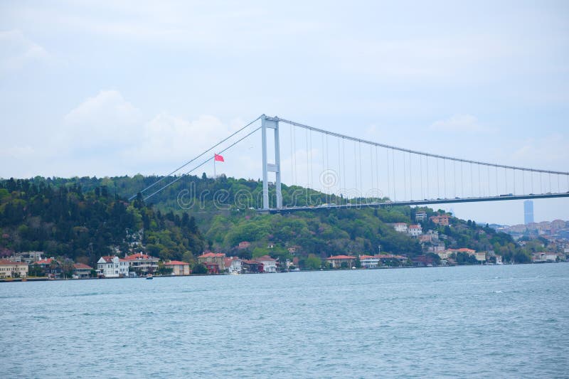 Strait of Bosphorus editorial stock image. Image of channel - 276525959