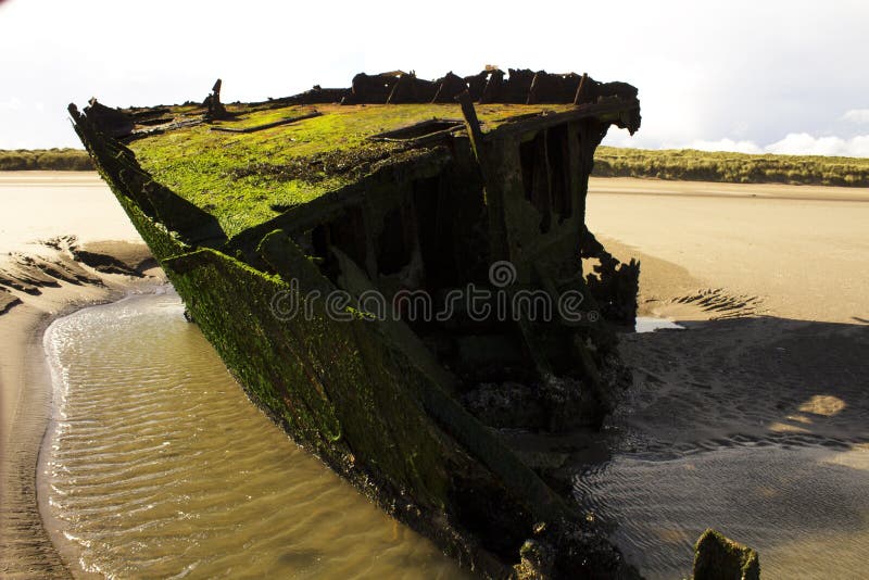 Shipwreck stock photo. Image of nature, beach, light - 78155726