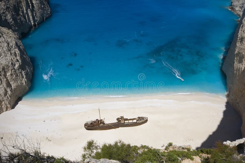 Shipwreck bay stock image. Image of cliff, paradise, coast - 39318941