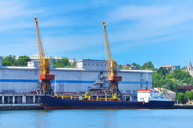 Shipyard stock image. Image of commercial, industry, dock - 24975039
