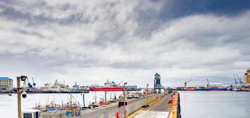 Shipyard Docks at V and a Waterfront Harbour Editorial Stock Photo ...