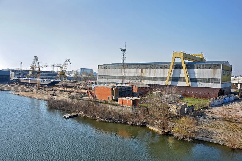 Shipyard stock photo. Image of industry, dock, cargo - 42531582