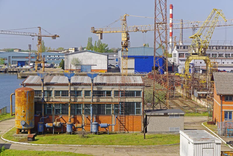 Shipyard stock image. Image of dockyard, shipyard, port - 197306119