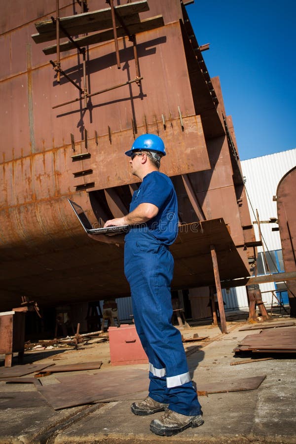 Shipyard workers stock photo. Image of industry, folder - 30702108
