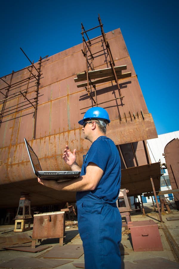 Shipyard workers stock image. Image of outdoors, persons - 30705095