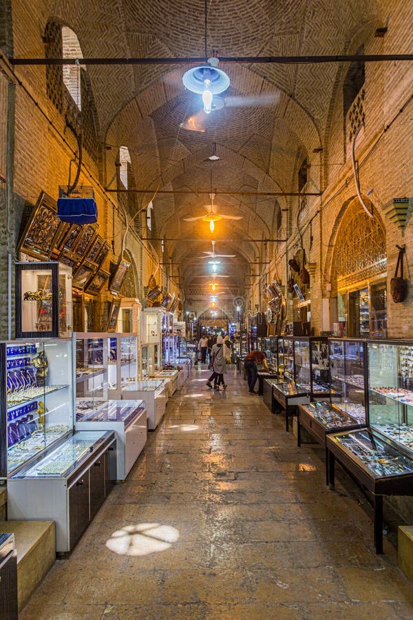 SHIRAZ, IRAN - JULY 6, 2019: View of Vakil Bazaar in Shiraz, Ira ...