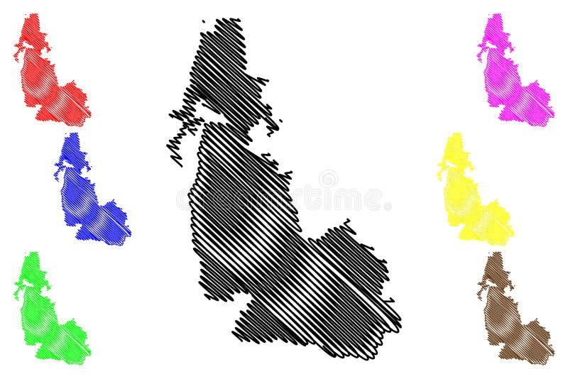 Shire of Cook (Commonwealth of Australia, Queensland State) Map Stock ...
