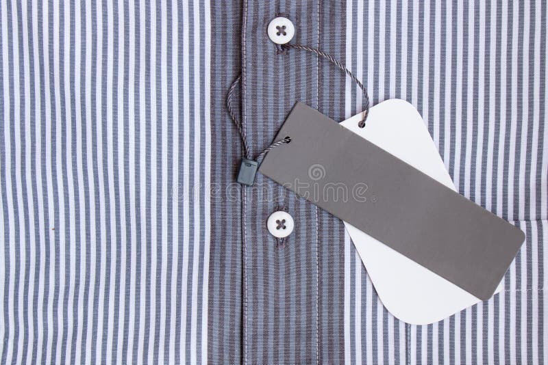 Shirt with Label stock photo. Image of color, cloth - 112310322