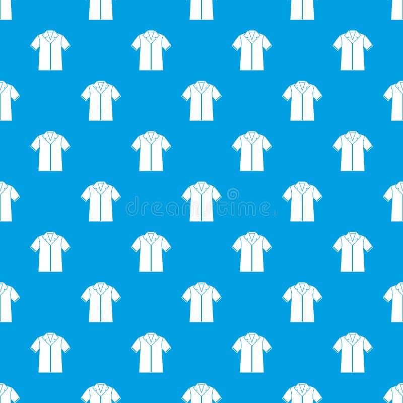 Shirt Polo Pattern Seamless Blue Stock Vector - Illustration of fabric ...