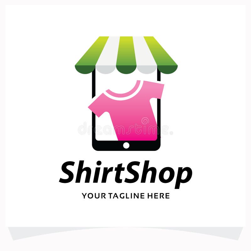 Shirt Shop Logo Template Design Template Stock Vector - Illustration of ...