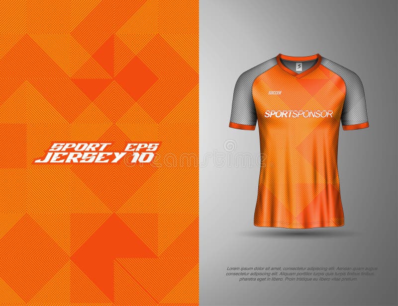 Fabric Textile Design Front View for Sport Tshirt Soccer Jersey Stock ...
