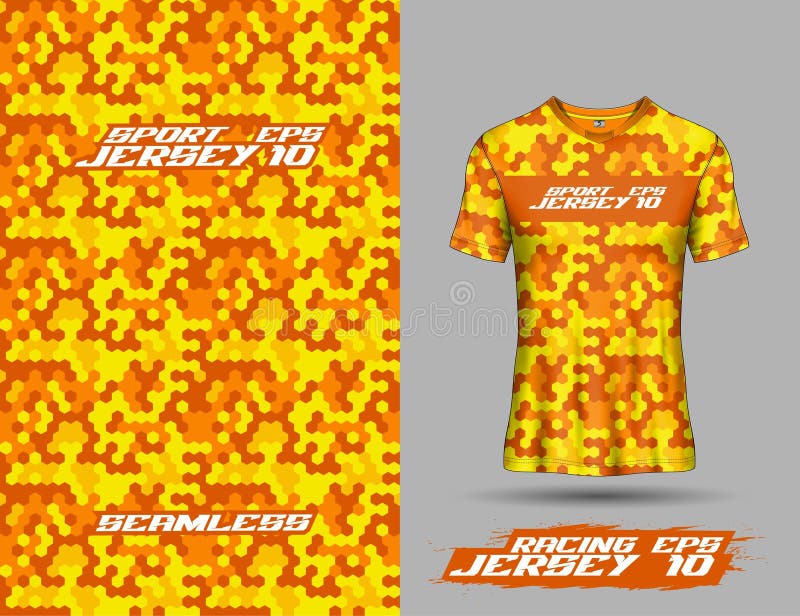 Sublimation Printing Honeycomb Seamless Design for Jersey and Tshirt ...