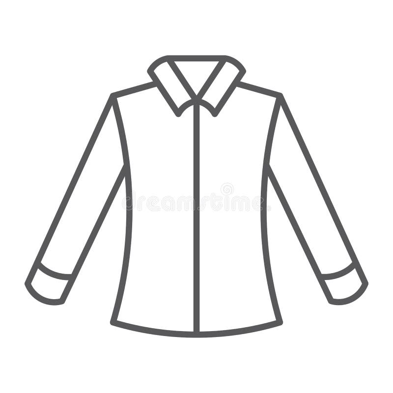 Blouse Glyph Icon, Clothing And Fashion, Woman Shirt Sign, Vector ...