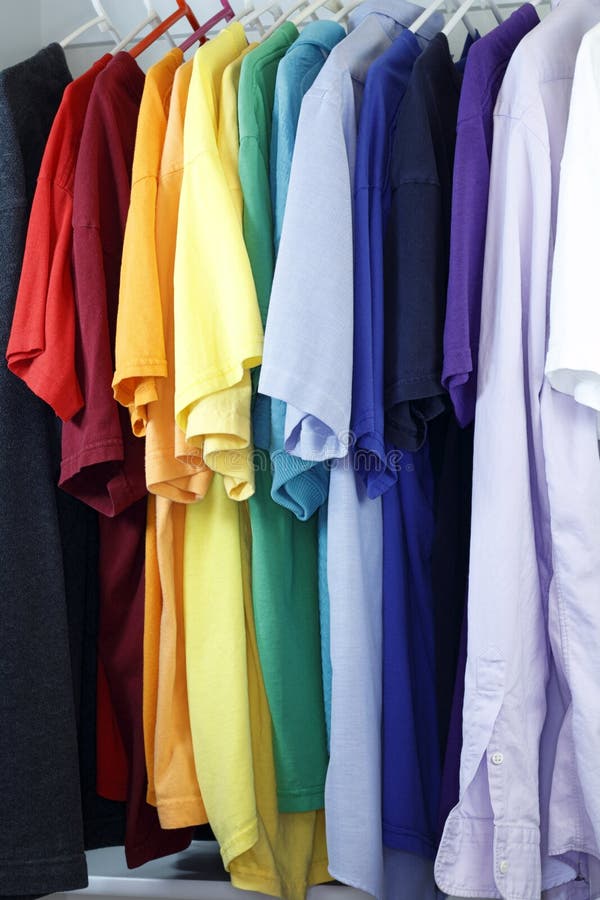 Shirt Variety stock photo. Image of multi, hung, clothes - 23264162