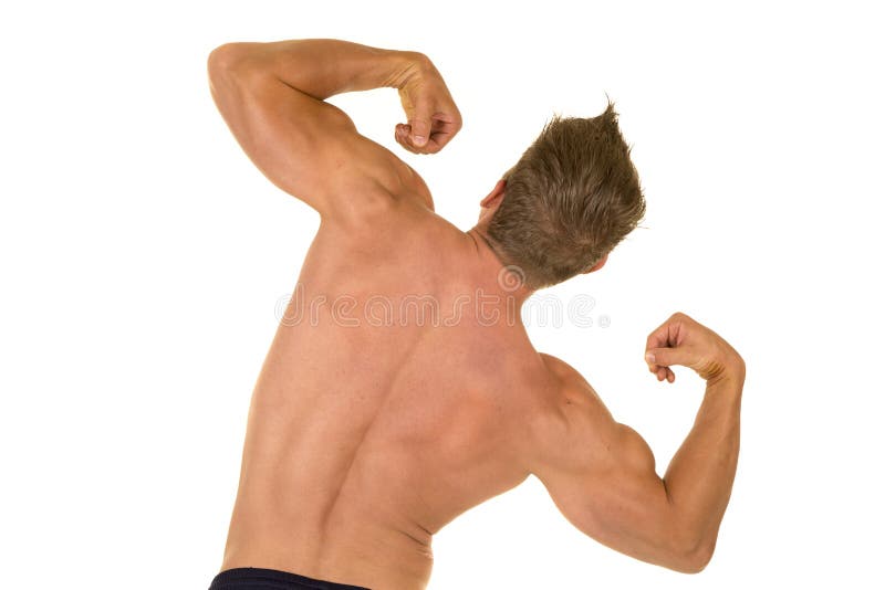 Strong man flex arm close stock photo. Image of close - 32938566
