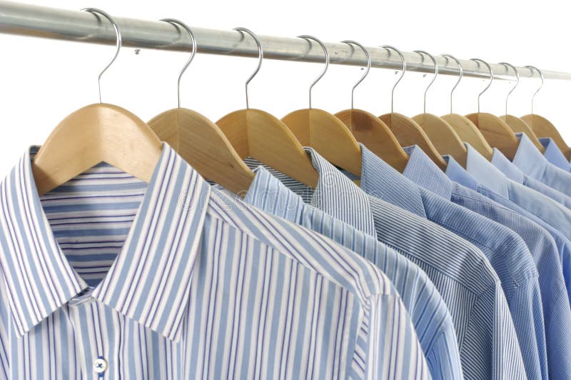 Many Shirts Hanging in Color Stock Image - Image of hanger, deal: 43542729
