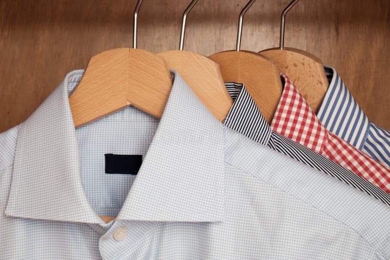 Shirts in Several Colors and Textures Stock Photo - Image of dress ...