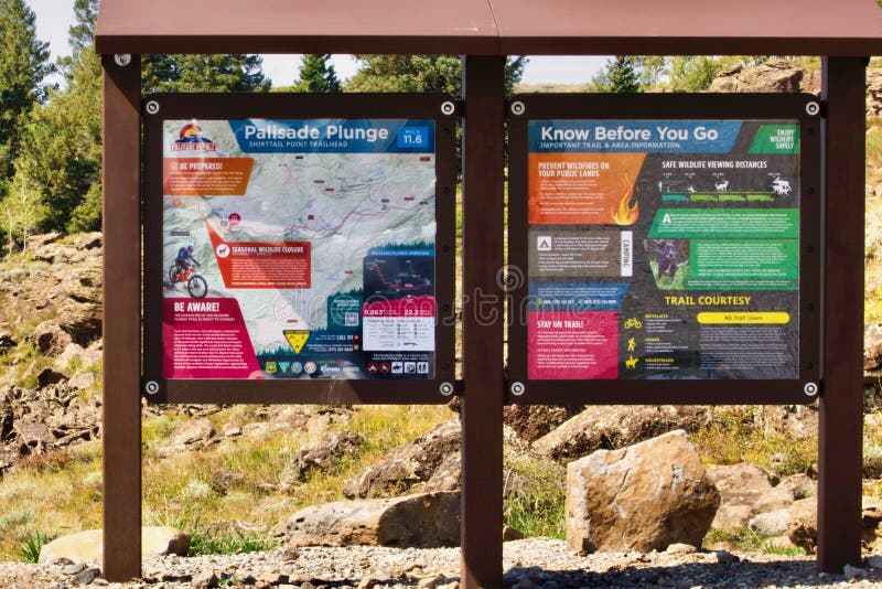 Shirttail Point Trailhead editorial stock photo. Image of plunge ...