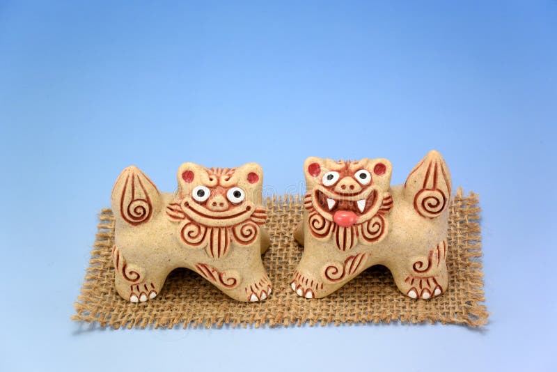Shisa # 2 stock image. Image of okinawa, pottery, protect - 1471271