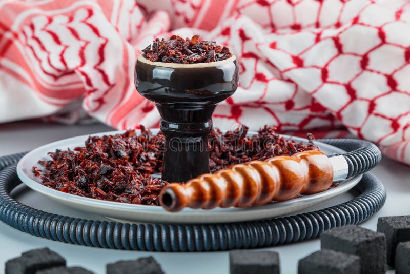 Shisha with Apple Flavor for Smoking Stock Photo - Image of bowl ...