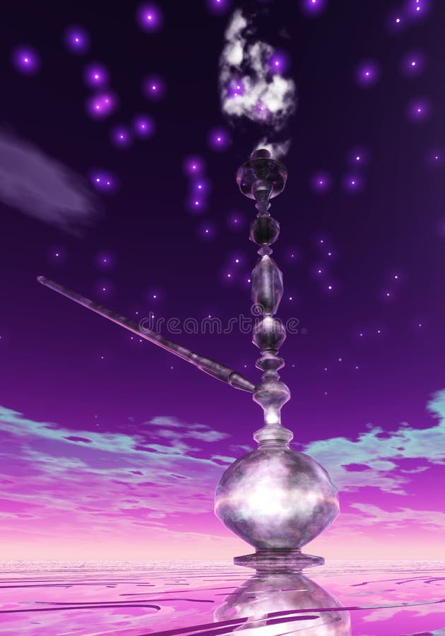 Shisha stock illustration. Illustration of dreaming, dream - 34029945